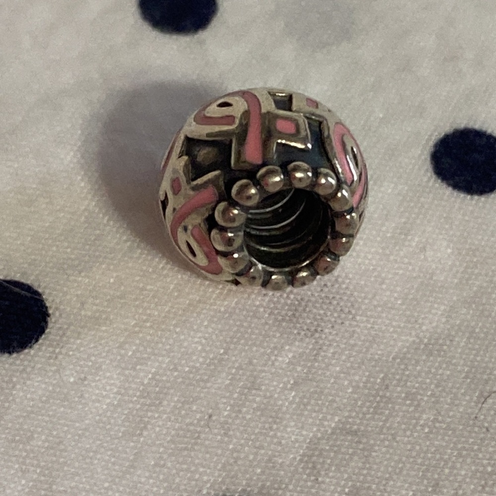 Authentic Pandora Breast Cancer Ribbon Charm. Good Pr… - Gem